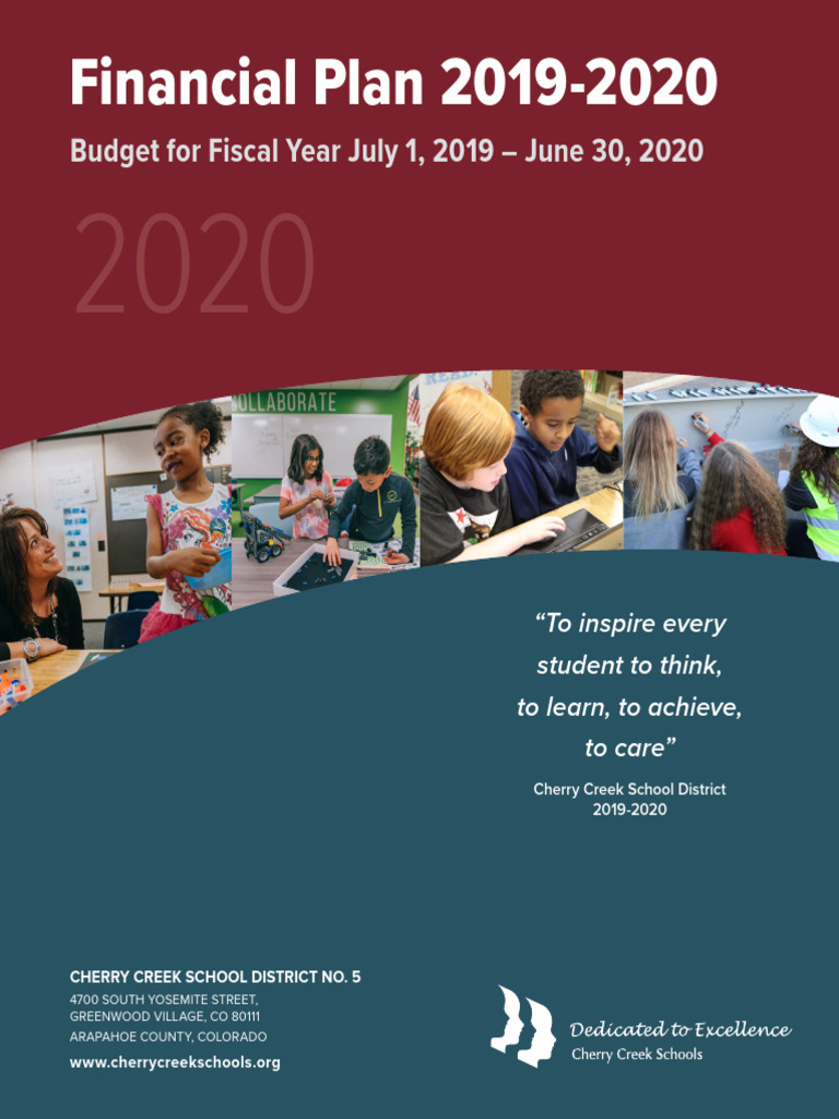 2019-20 Financial Plan | PDF | Budget | Fund Accounting