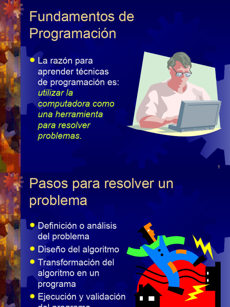 1 Conceptos | Descargar gratis PDF | Programa de computadora | Programación