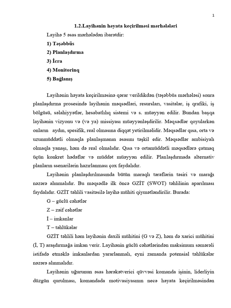 Layihe Imtahan | PDF