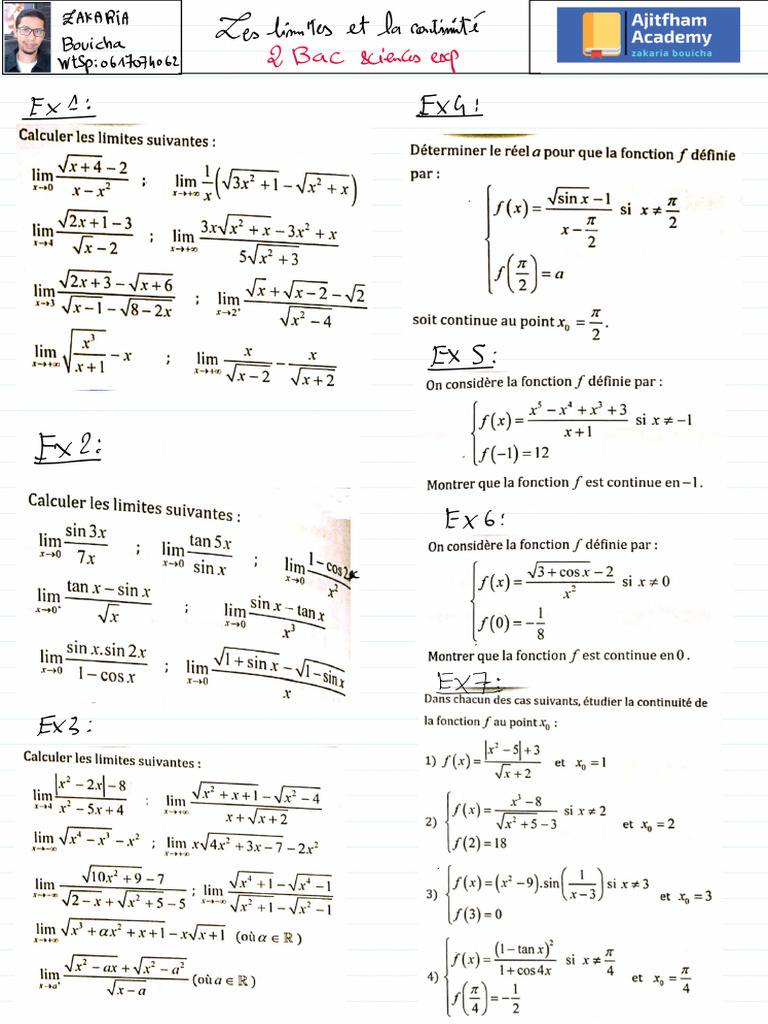 2 Bac SX La Continuité-1-2 | PDF