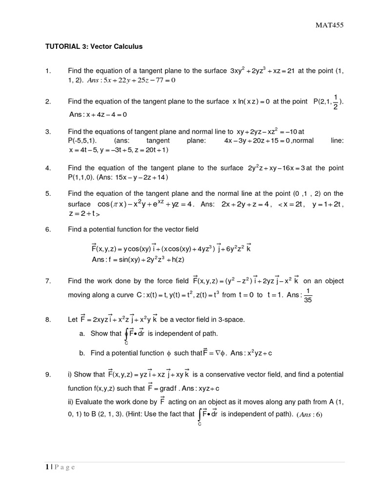 MAT455 Tutorial Chapter 3 | PDF | Elementary Geometry | Classical Geometry