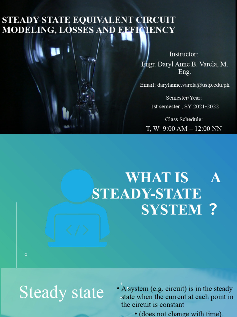 Steady-State Equivalent Circuit modeling, Losses and Efficiency ...