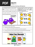 Video Recap of Dna Replication by Amoeba Sisters v2 | PDF