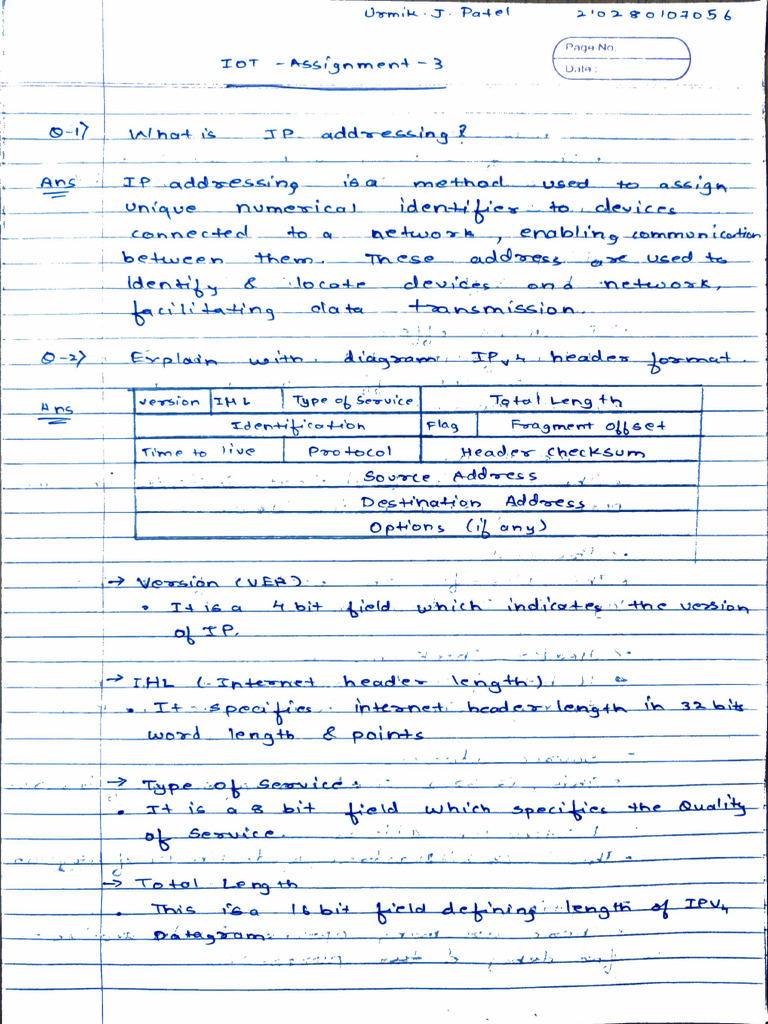 Assignment 3 IOT Ujp | PDF