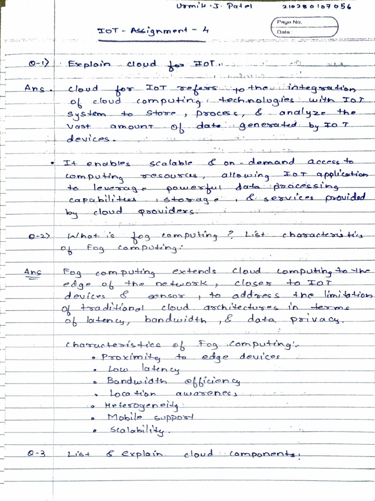 Assignment 4 IOT Ujp | PDF