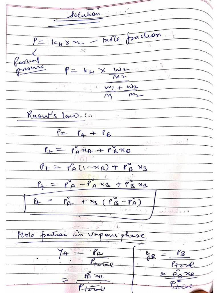 solutions formula | PDF