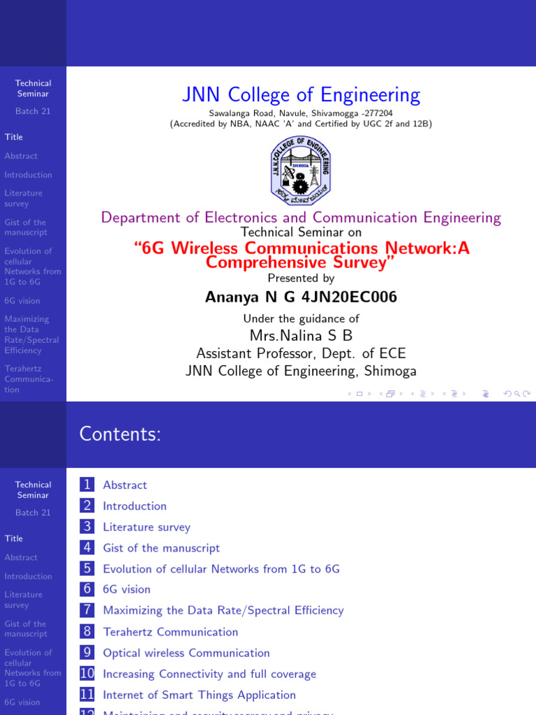 Presentation Template Pdf Infrared Internet Of Things