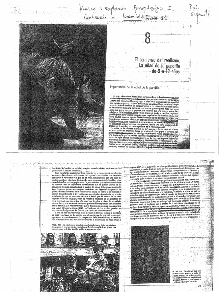 Continuaci N de Lowenfeld Ficha 11 | PDF