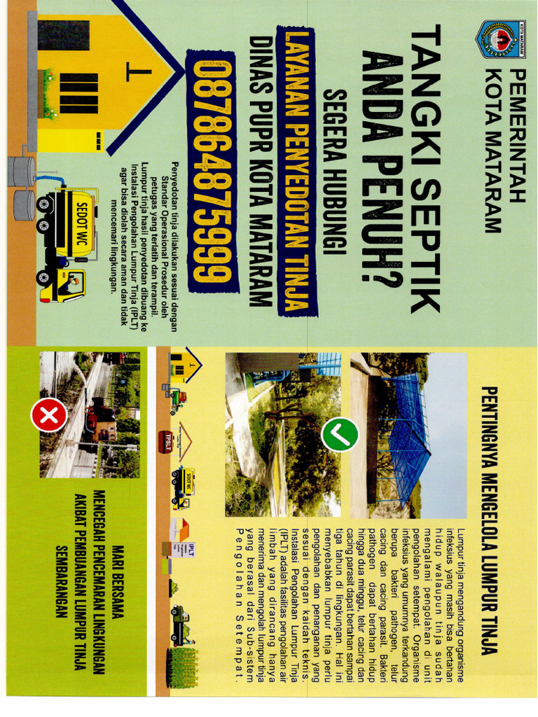 Brosure Layanan Sedot Tinja | PDF