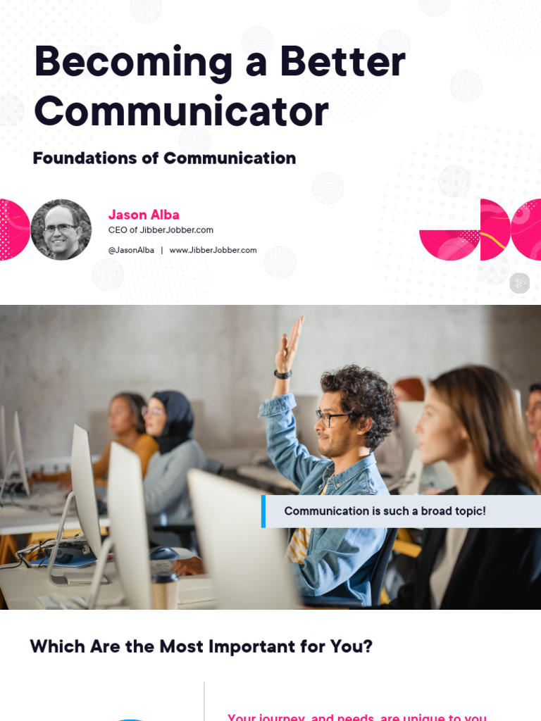 Foundations of Communication Slides | PDF | Communication | Cognition