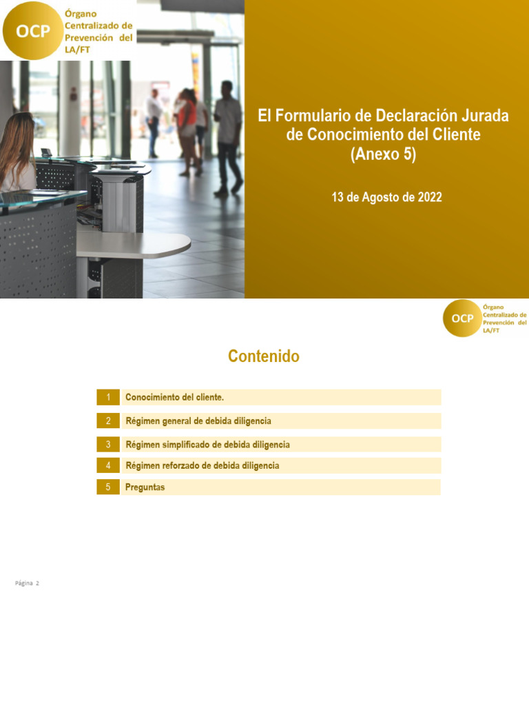 Formulario de Declaración Jurada de Conocimiento Del Cliente | Descargar gratis PDF | Derecho ...
