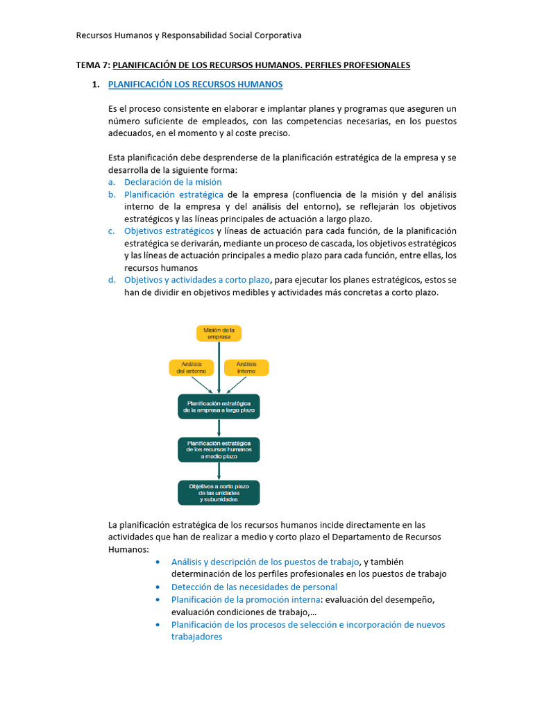 Tema 7 | PDF | Gestión de recursos humanos | Business