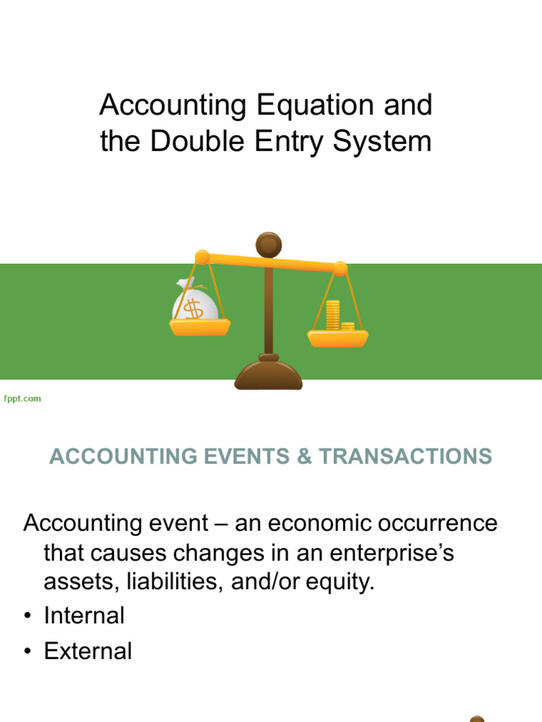 Accounting Equation and Double Entry System | PDF | Cost Of Living ...