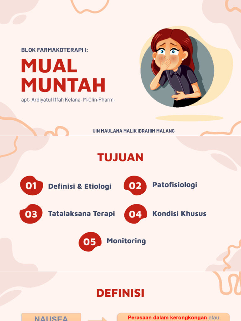 Mual dan Muntah: Definisi dan Terapi | PDF | Kesehatan Holistik