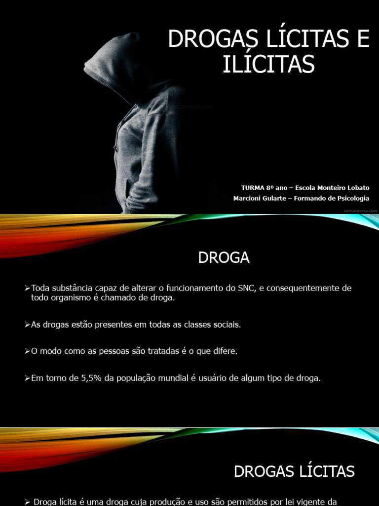 Drogas LÍcitas E IlÍcitas Pdf Tabagismo Vício