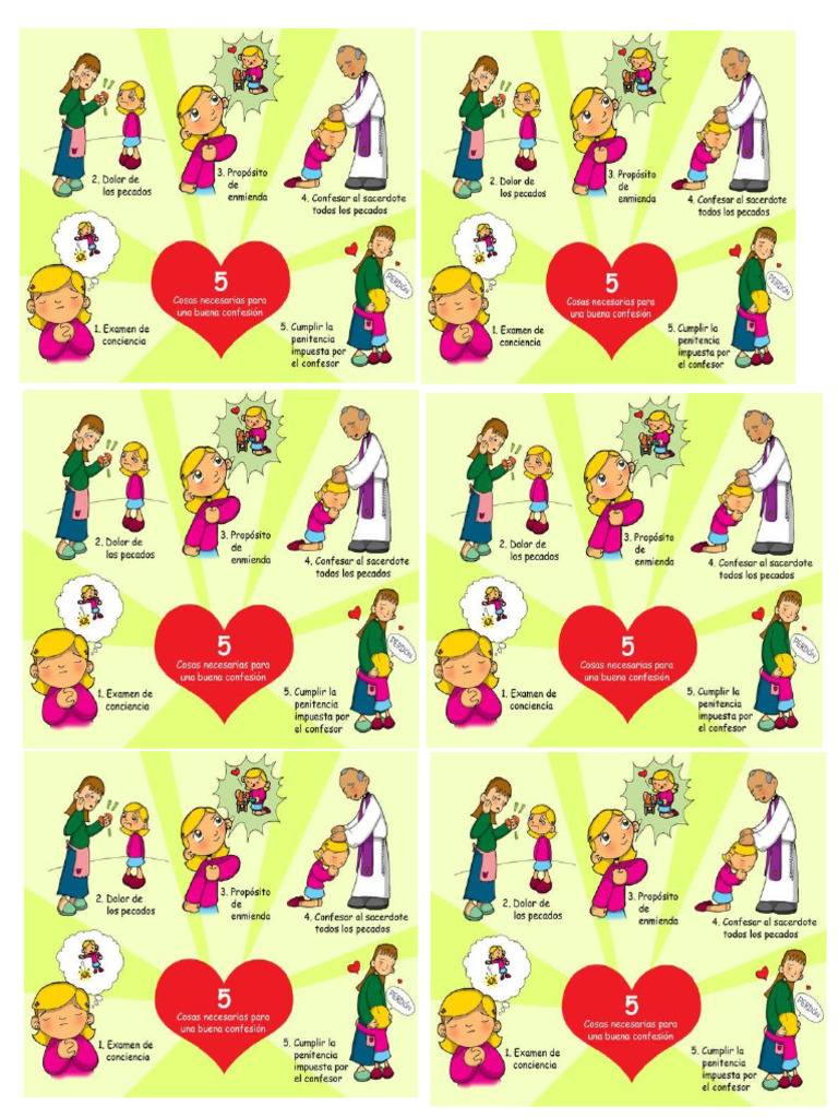 5 Paso para Una Buena Confesion | PDF
