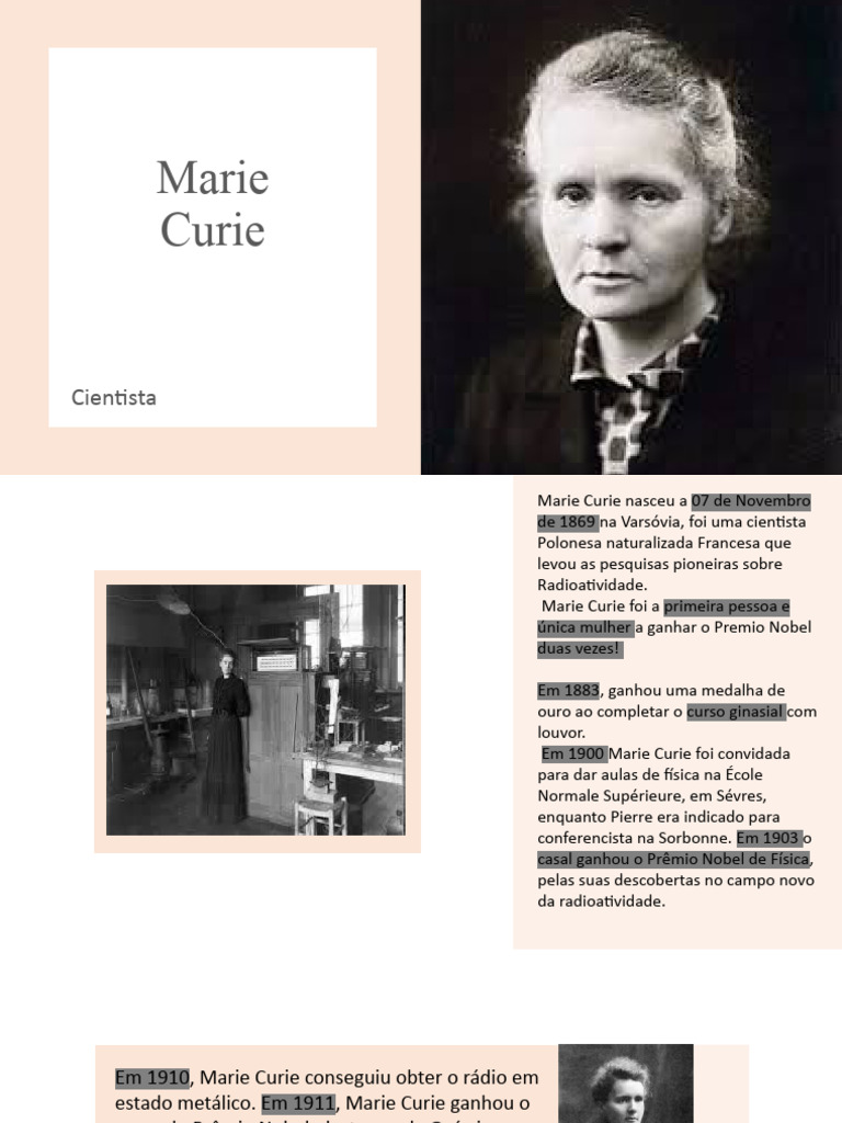 Marie Curie | PDF