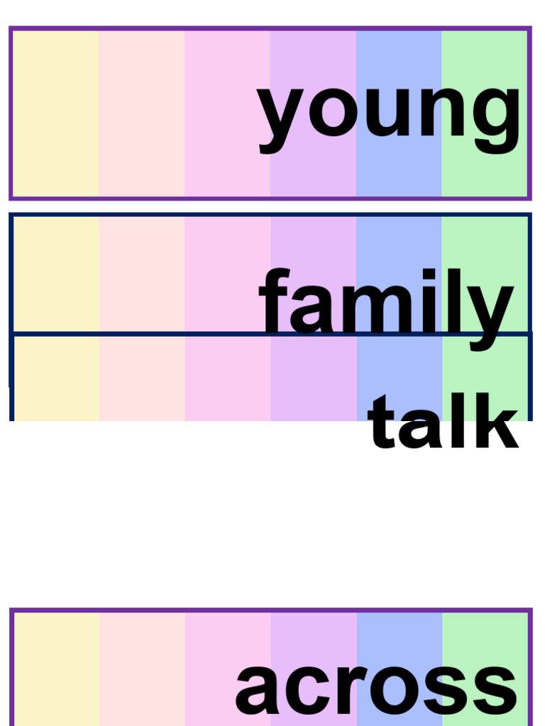 Sight Words GR 5 List 1 | PDF