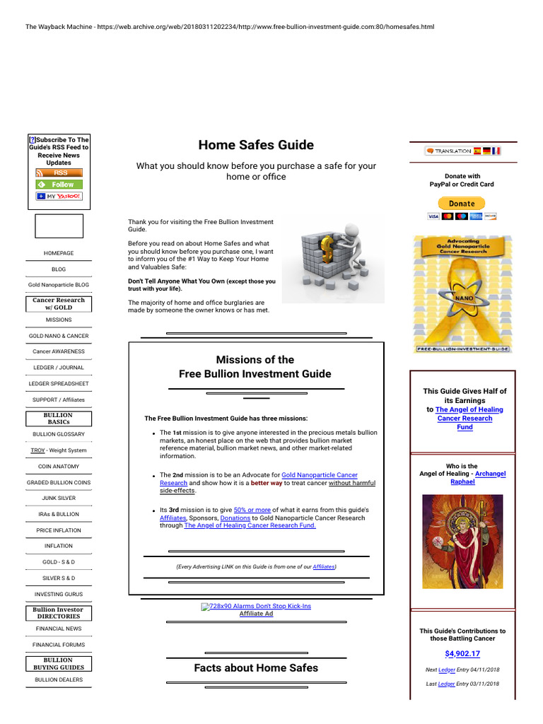 Home Safes Guide | PDF