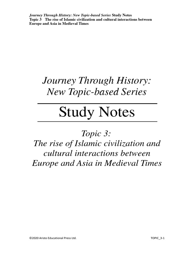 Chapter3 The Rise Of Islamic Civilization Pdf Pdf Muhammad Silk