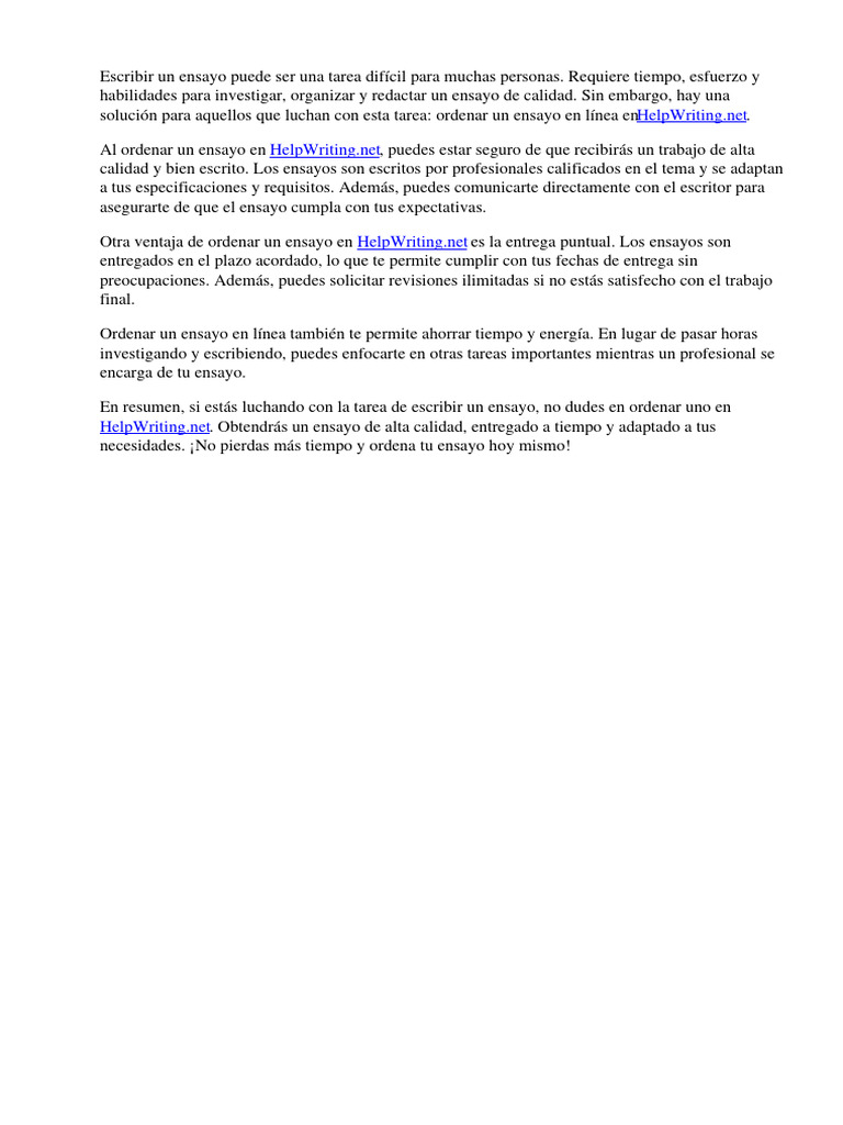 Cómo Escribir Un Ensayo Correctamente | PDF | Scribd | Electronic ...
