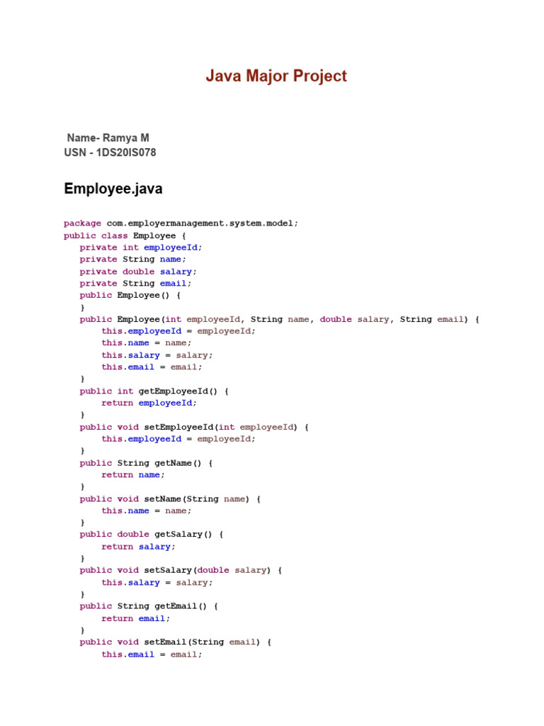 Java Major Project | PDF | Computing | Software Engineering