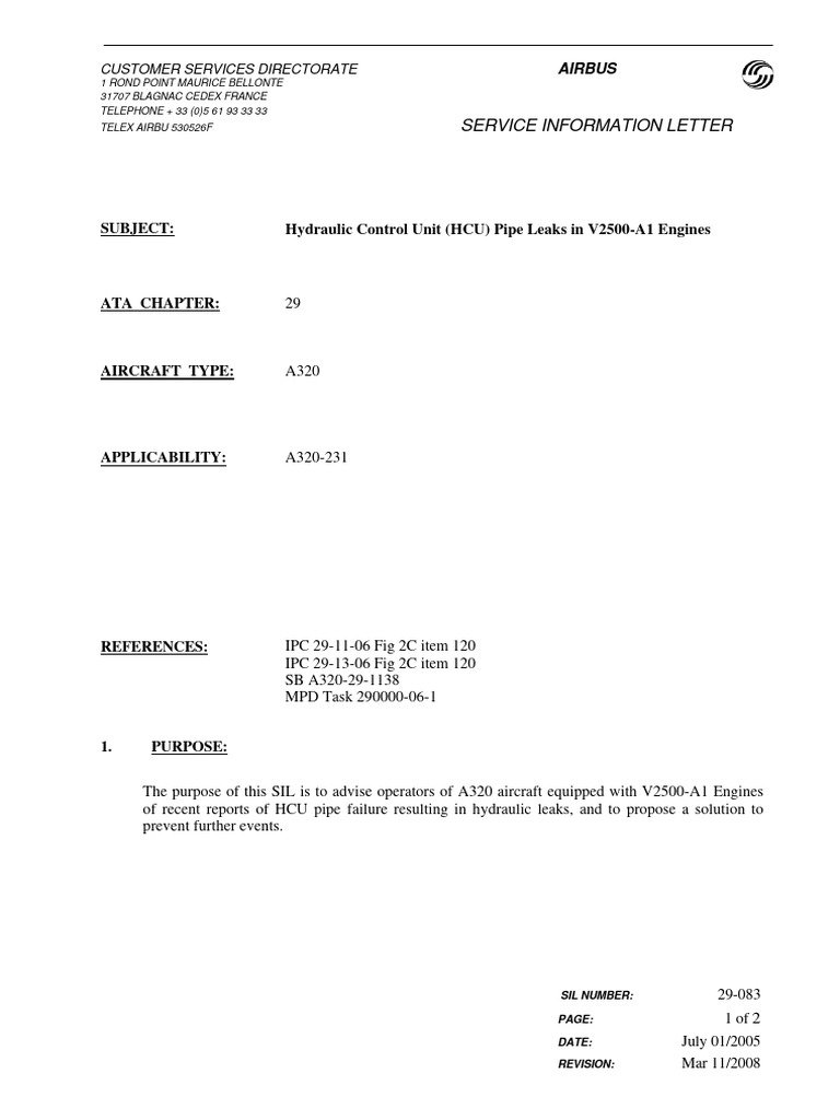 SIL 29-083 Revision1 | PDF | Pipe (Fluid Conveyance) | Fracture