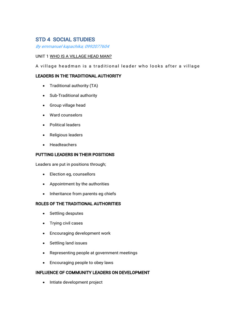 Standard 4 Social Studies Overview | PDF | Travel | Technology ...