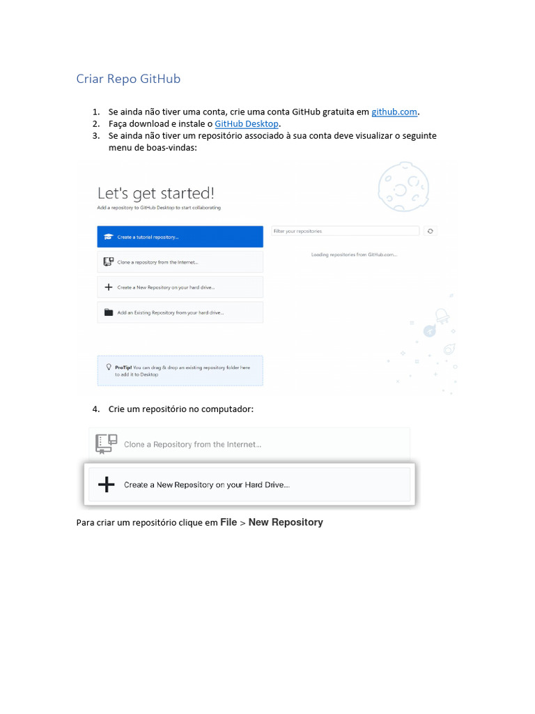 02 - Criar Repo GitHub | PDF