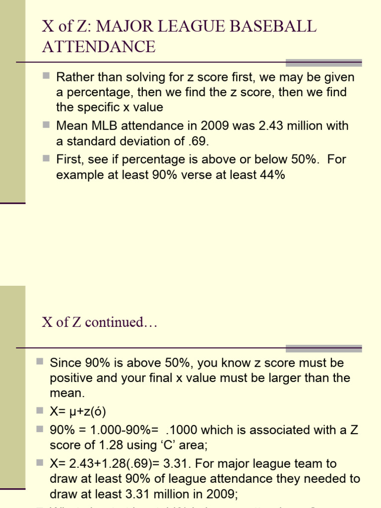 PPT8 | PDF | Standard Score | Probability