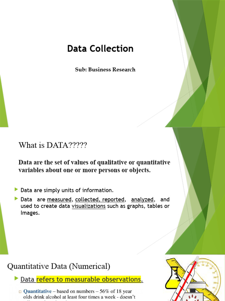 Data Collection | PDF | Questionnaire | Data