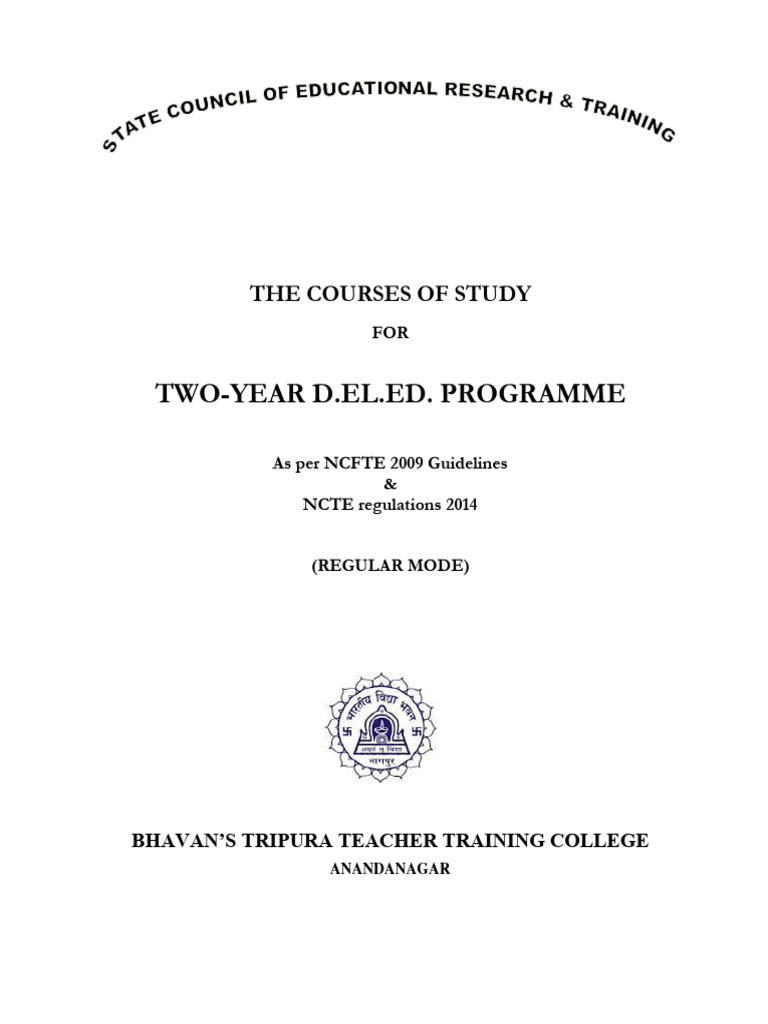 D.el. Ed Syllubus Final | PDF | Pedagogy | Educational Technology