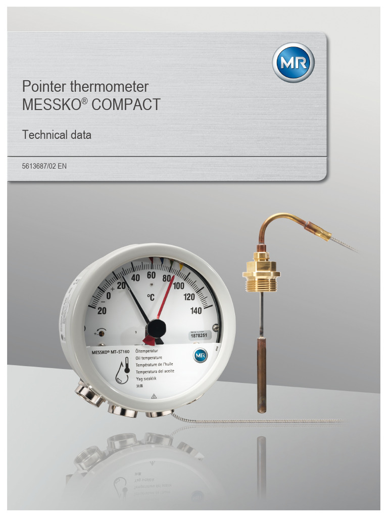 Messko® Compact Technical Data 5613687 02 En Pdf Thermometer