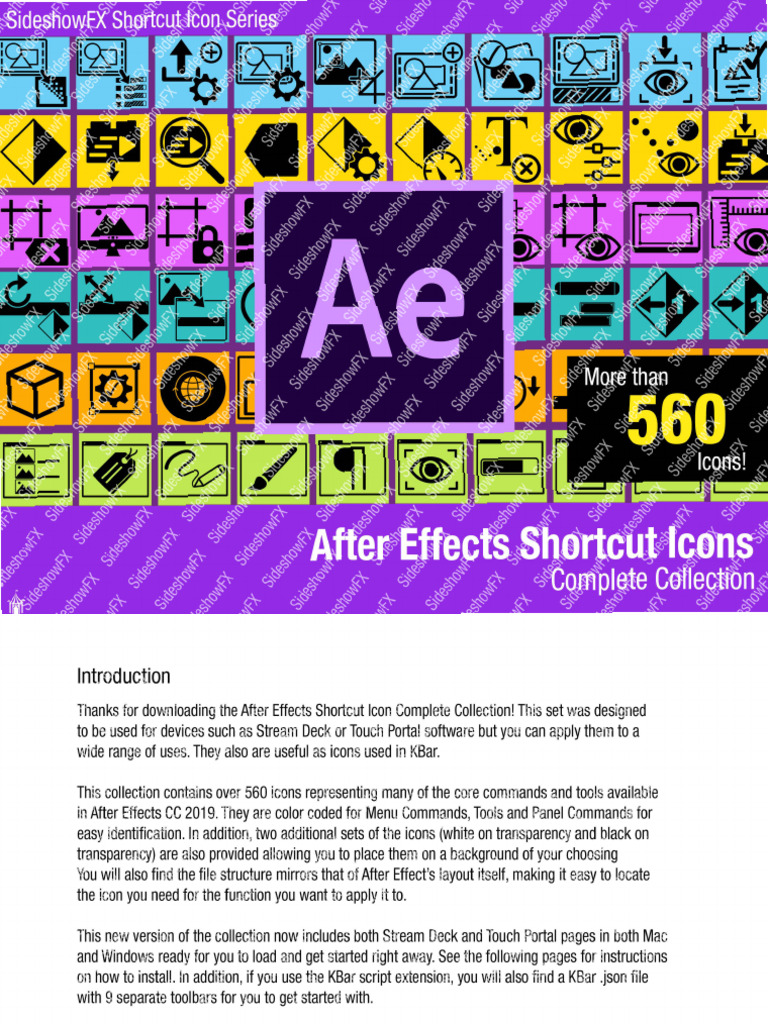 After+Effects+Shortcut+Icons+CC WM | PDF
