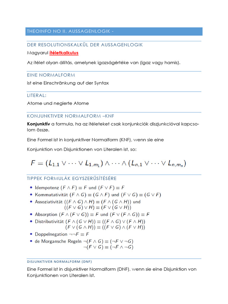 Theoretische Informatik | PDF