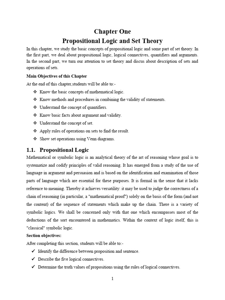Natural and Social Chapter 1 | PDF | If And Only If | Logic