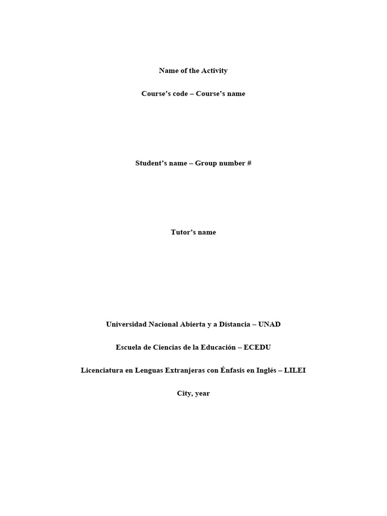 APA Style Sample PDF