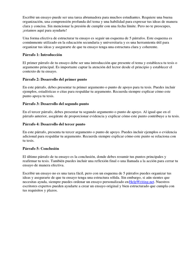 Guía para Escribir un Ensayo Efectivo | PDF | Artificial Intelligence ...