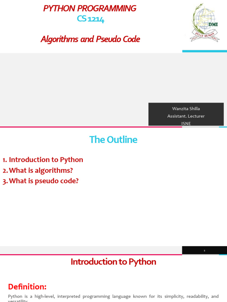 Python L1 | PDF | Python (Programming Language) | Library (Computing)