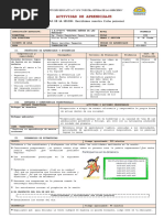 Sesion Uso de La Mayúscula y El Punto | PDF | Evaluación | Cognición