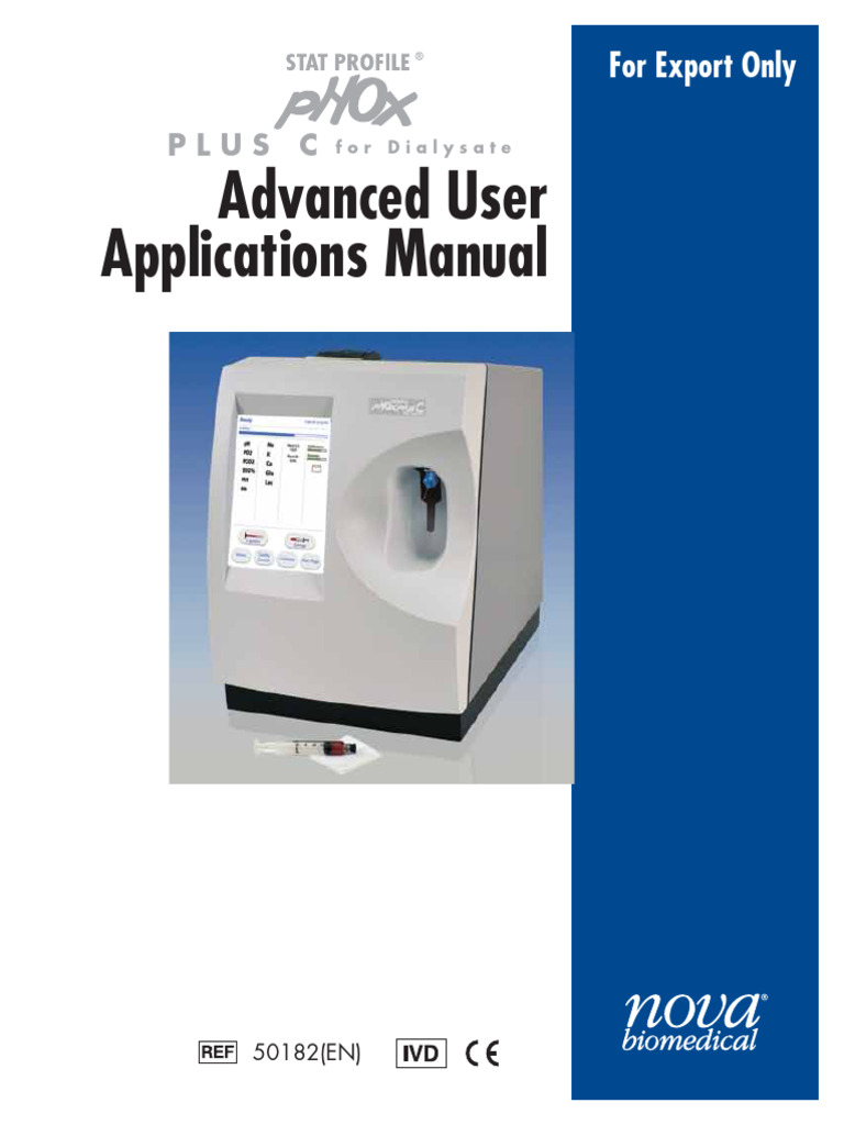 pHOx C Dial AUA Manual PN50182A EN | PDF