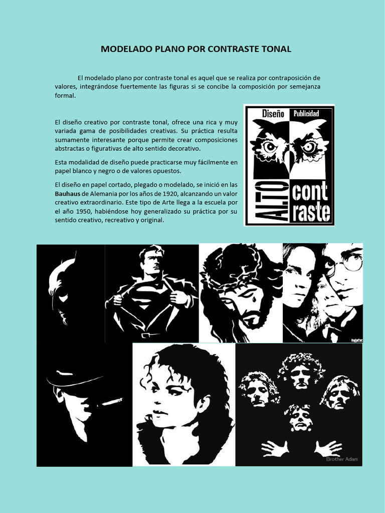 Modelado Plano Por Contraste Tonal | PDF | Arte