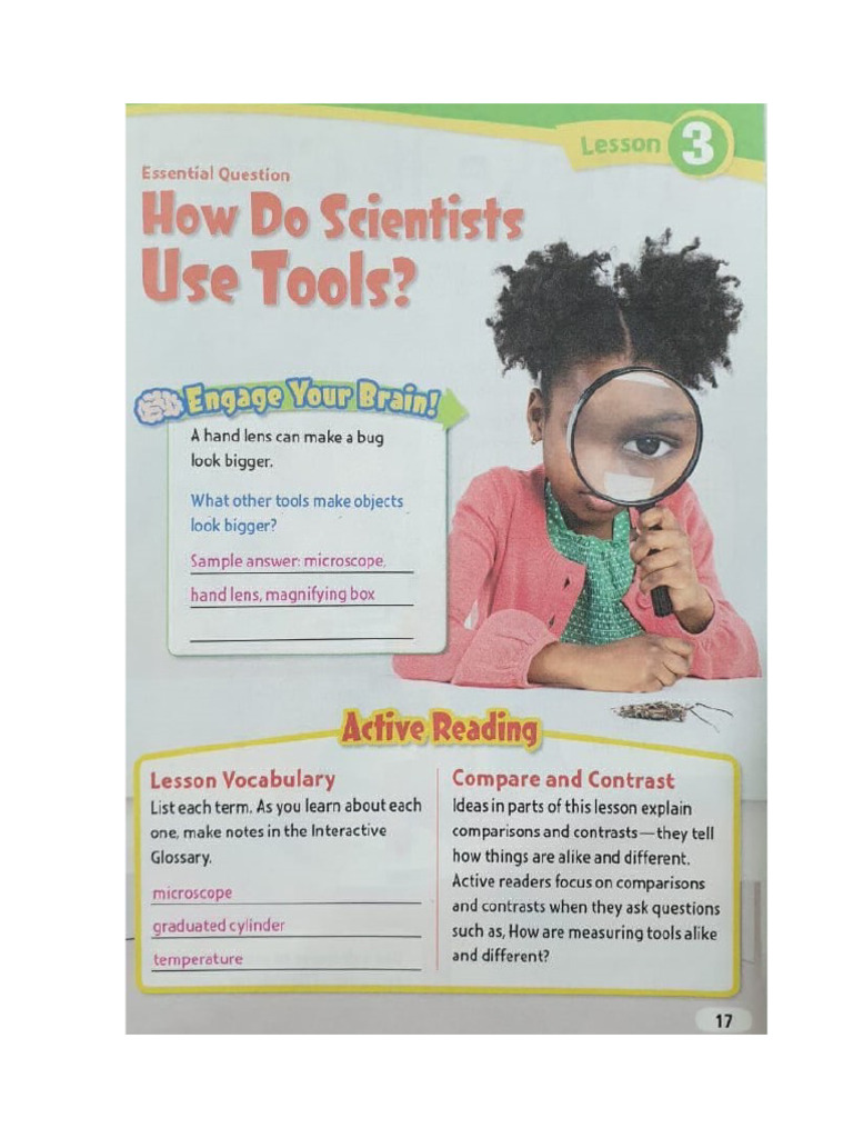 GR 3 Science Fusion U1 L3 Book Pages | PDF