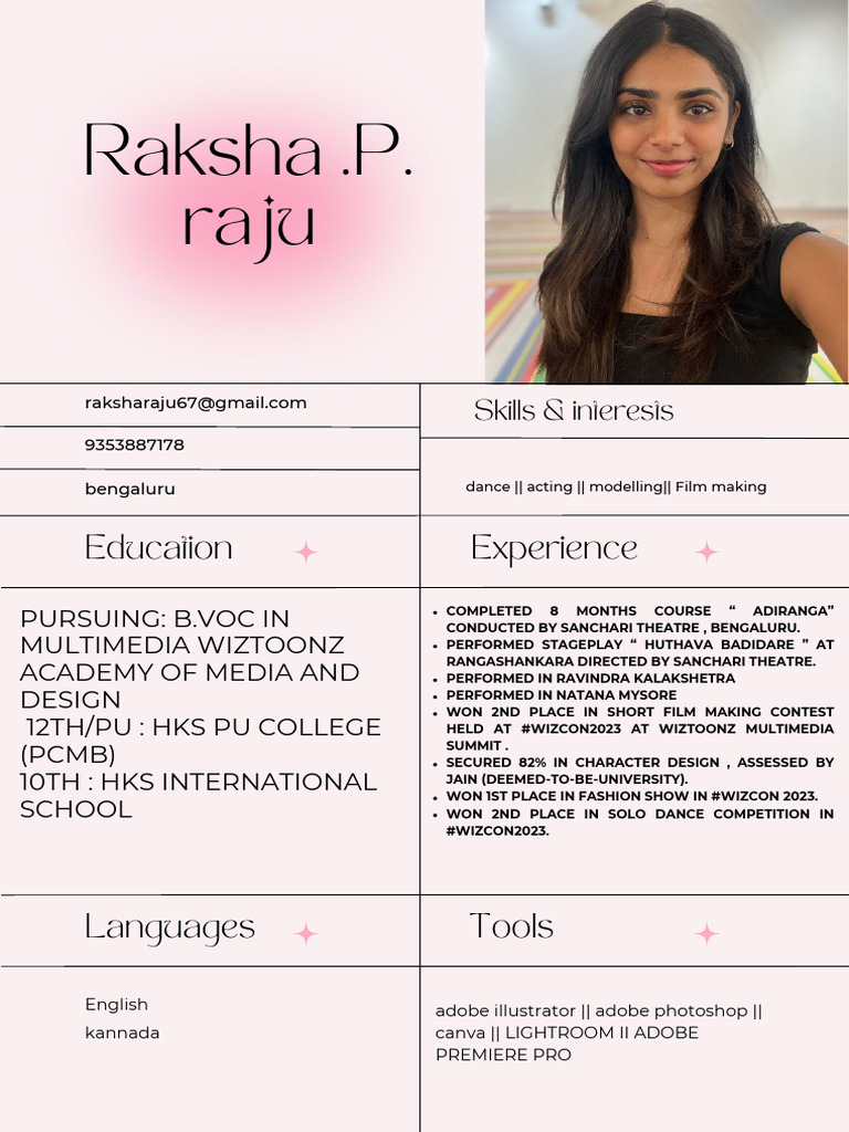 Raksha's Resume | PDF