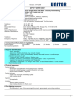 Univex 3-3% Super Safety Data Sheet | PDF | Waste Management | Water