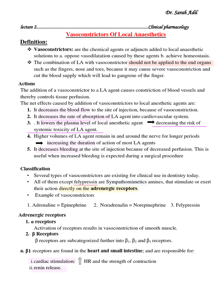 Lec 16 | PDF | Vasodilation | Angiology