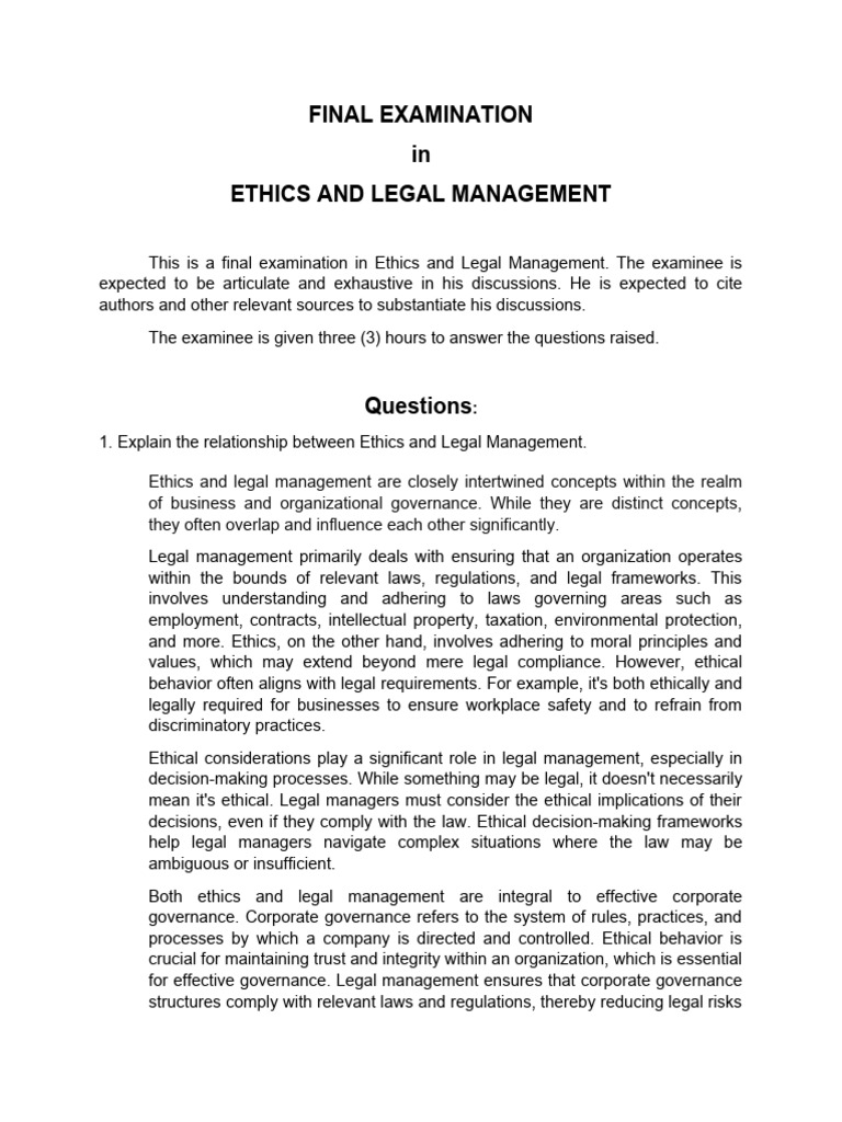 Sample Compre Exam With Answers | PDF | Taxes | Promissory Note