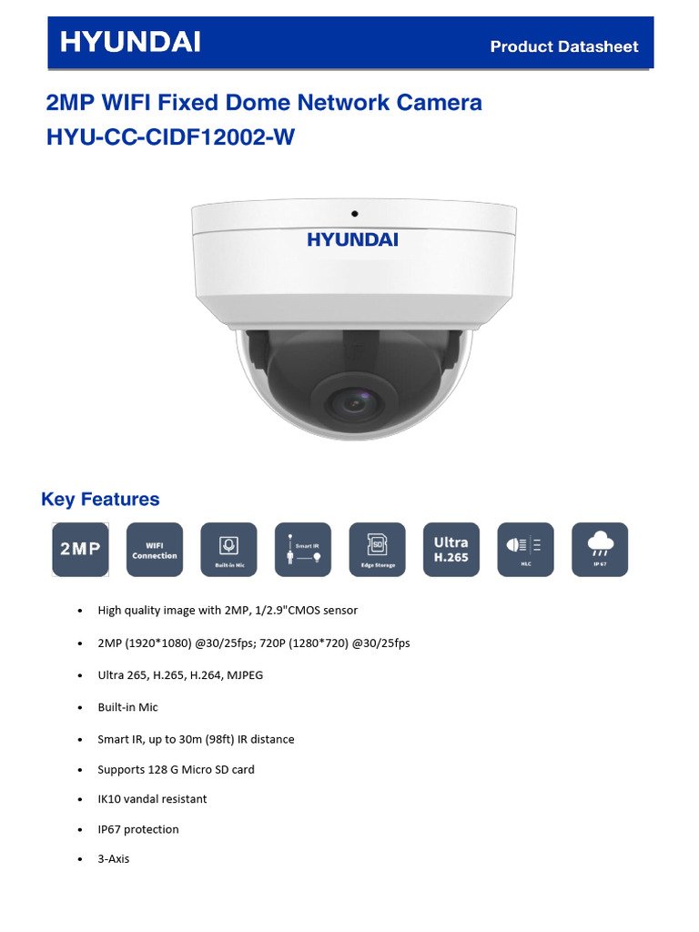 Data Sheet HYU CC CIDF12002 W | PDF | Ieee 802.11 | Wi Fi