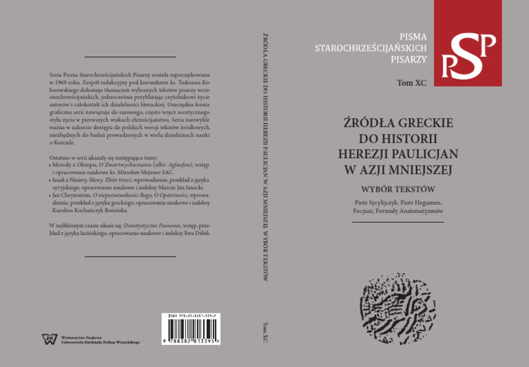 Greckie Zrodla Do Historii Herezji Pauli-3 | PDF