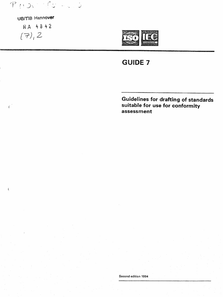 ISO IEC Guide 7-1994 Scan | PDF